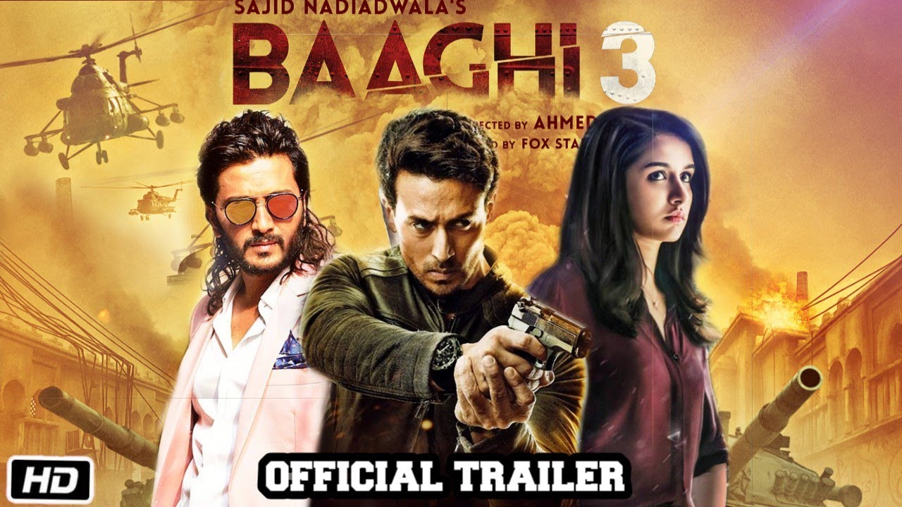 Baaghi 3-Official Trailer | Out Today | Tiger Shroff | Riteish Deshmukh ...