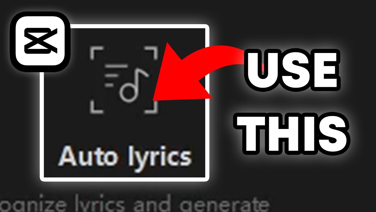 How To Use Auto Lyrics PC CapCut | Quick & Easy - YouTube
