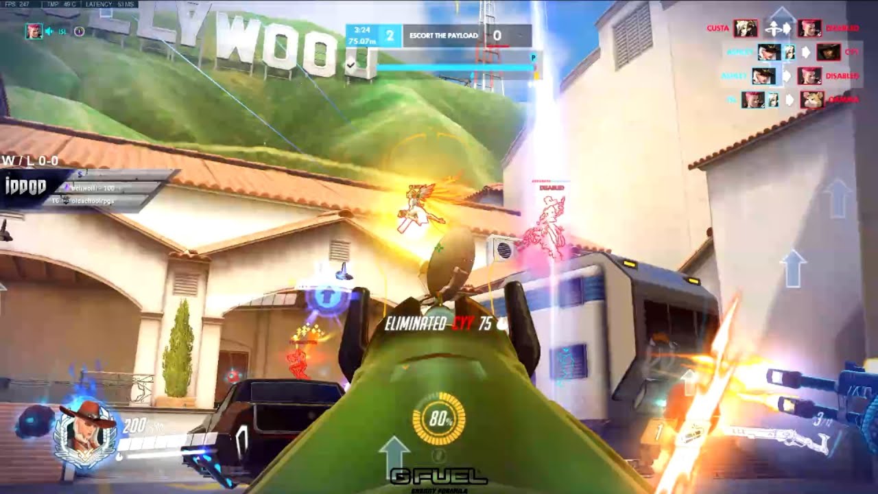 Overwatch Human Aimbot IDDQD Showing His Sick Ashe Skills - YouTube