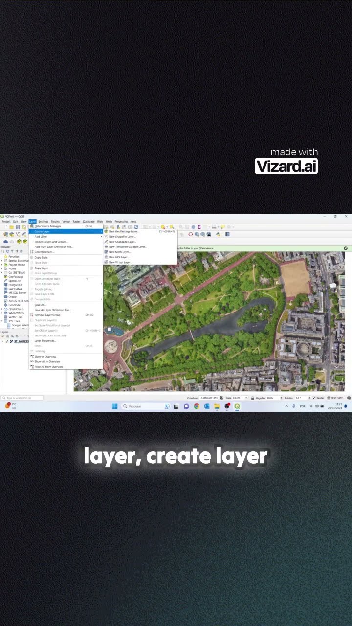 How to use QGIS and QField to collect data. Creating a Project #qgis # ...