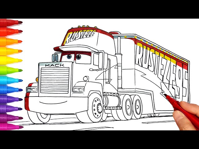 Mack Truck Line Drawing Mack Model B 1953 1966 Vol. 2 Photo Archive