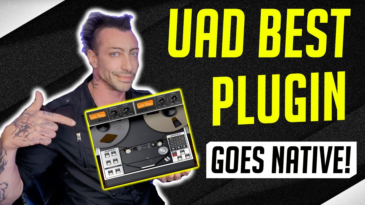 The BEST UAD Plugin Is Now NATIVE! Ampex ATR-102 2024 - YouTube