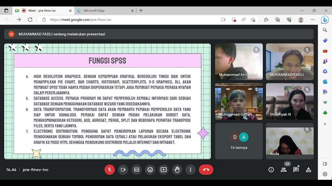 INPUT DAN OUTPUT SPSS - KELOMPOK 05 PRAKTIKUM STATISTIK - YouTube