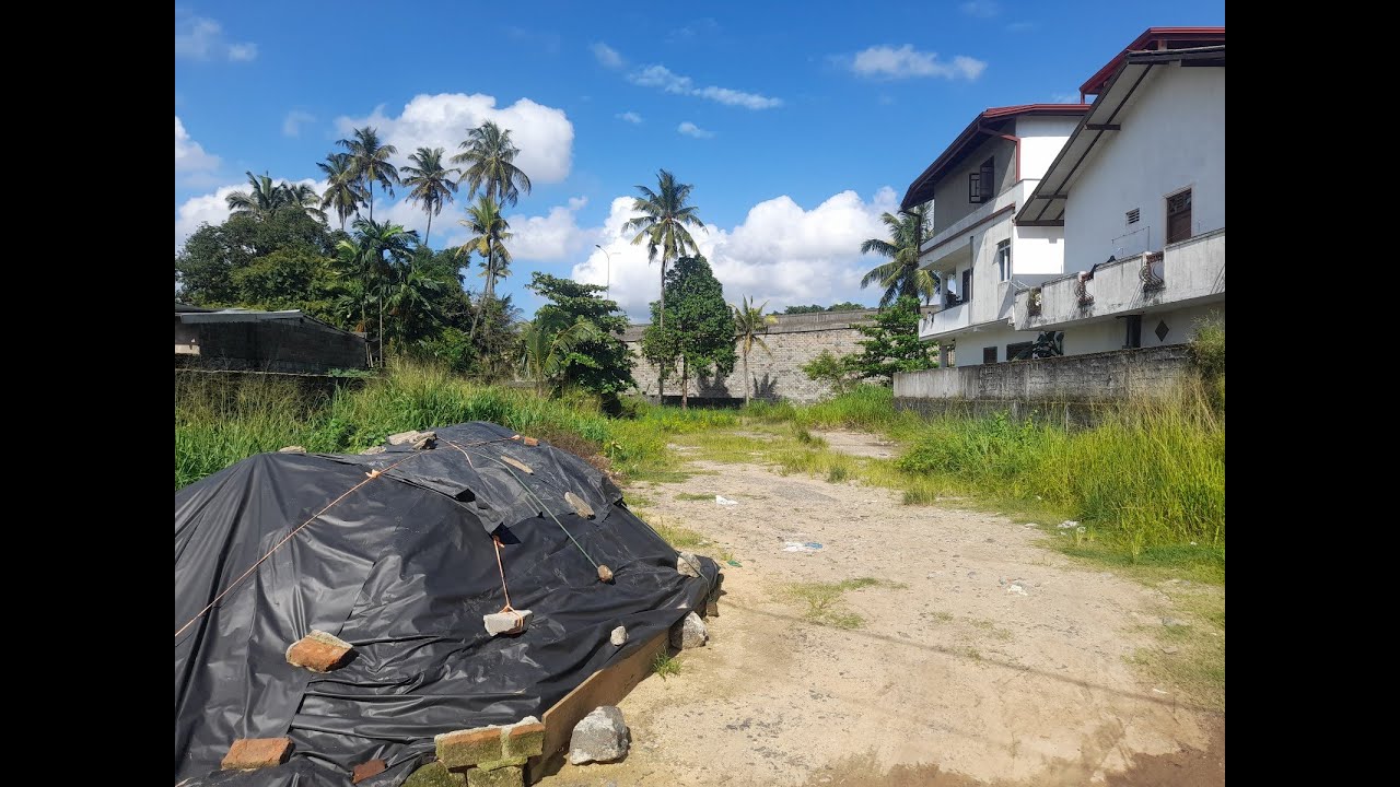 Wattala near Hunupitiya Station 50 Perches Land for Sale. - YouTube
