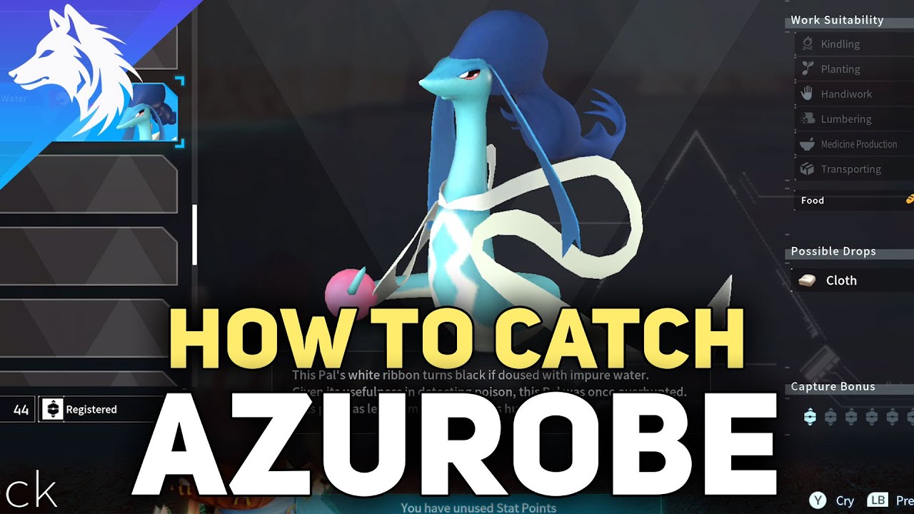 Where To Catch Azurobe (Location, Stats & Habitat) Palworld - YouTube