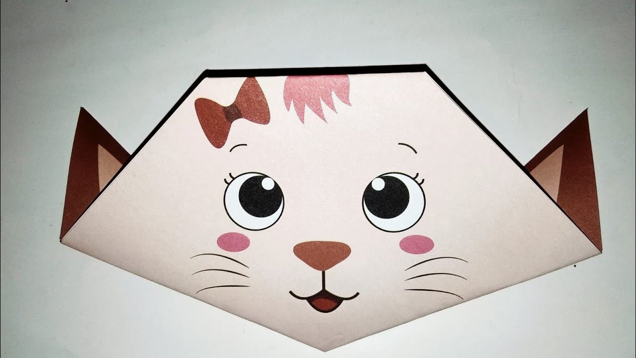 Easy origami Cat tutorial | Hello origami lovers - YouTube