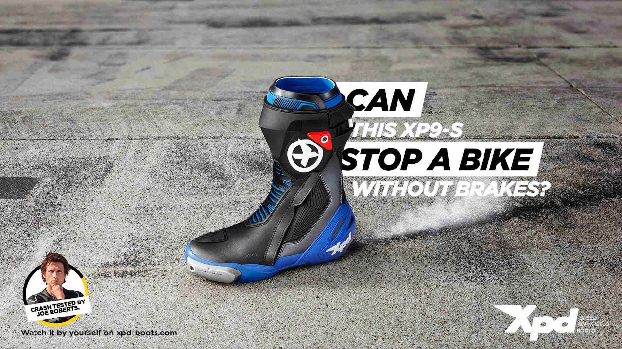 XPD XP9-S Motorcycle Boots - YouTube