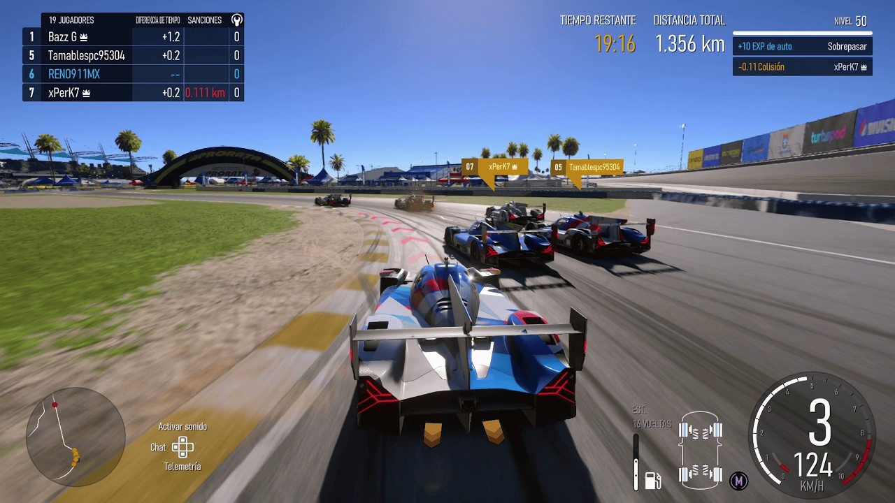Tratando de evitar un DERRAME en Sunset Peninsula invertido en Forza ...