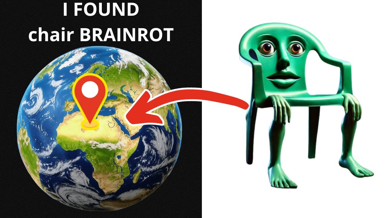 I Found Brainrot Chair Real 🪑 in google maps and google earth #maps # ...