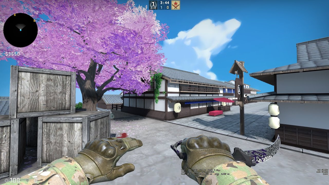 CS:GO WORKSHOP MAP de_memory_sakura - YouTube