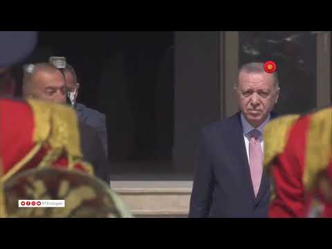 Cumhurbaşkanı Erdoğan Azerbaycan'ın Şuşa şehrinde resmi törenle karşılandı