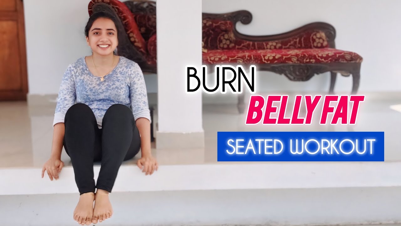 Lose Belly Fat Sitting Down | Seated ABS Workout | Burn Belly Fat At ...