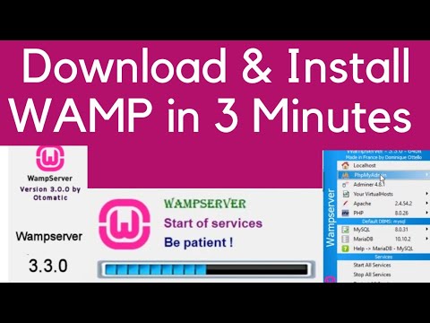 Download and Install Wamp Server Free in 3 minutes | WAMP Server ...