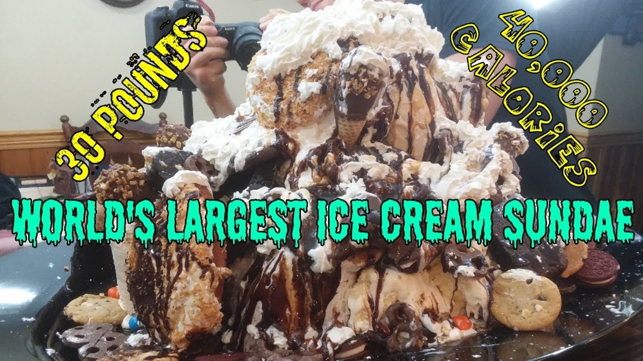 World s Largest Ice Cream Sundae Massive Food Challenge W Joel world-s-largest-ice-cream-sundae-massive-food-challenge-w-joel