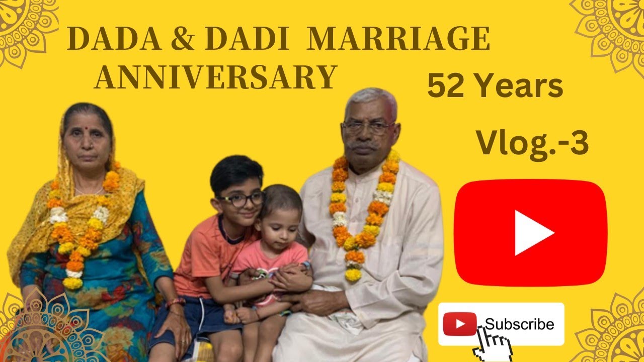 Maa & Dada marriage anniversary 💕 #anniversary#video .. Please ...