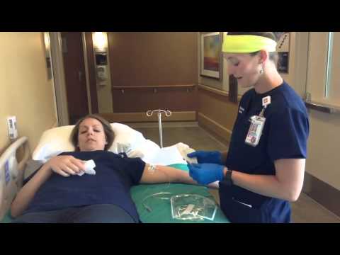 Central line dressing change..the WRONG way... - YouTube