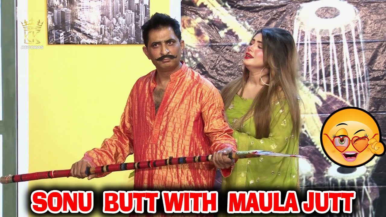 SONU BUTT WITH MAULA JUTT - NEW PAKISTANI STAGE DRAMA BY AMJAD RANA ...