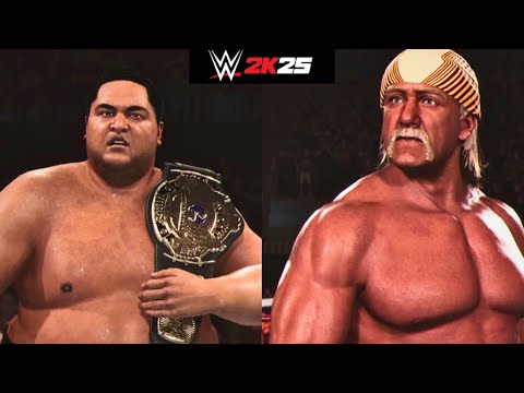 WWE 2K25 Showcase Mode - Yokozuna vs Hulk Hogan Gameplay (PS5, 4K ...