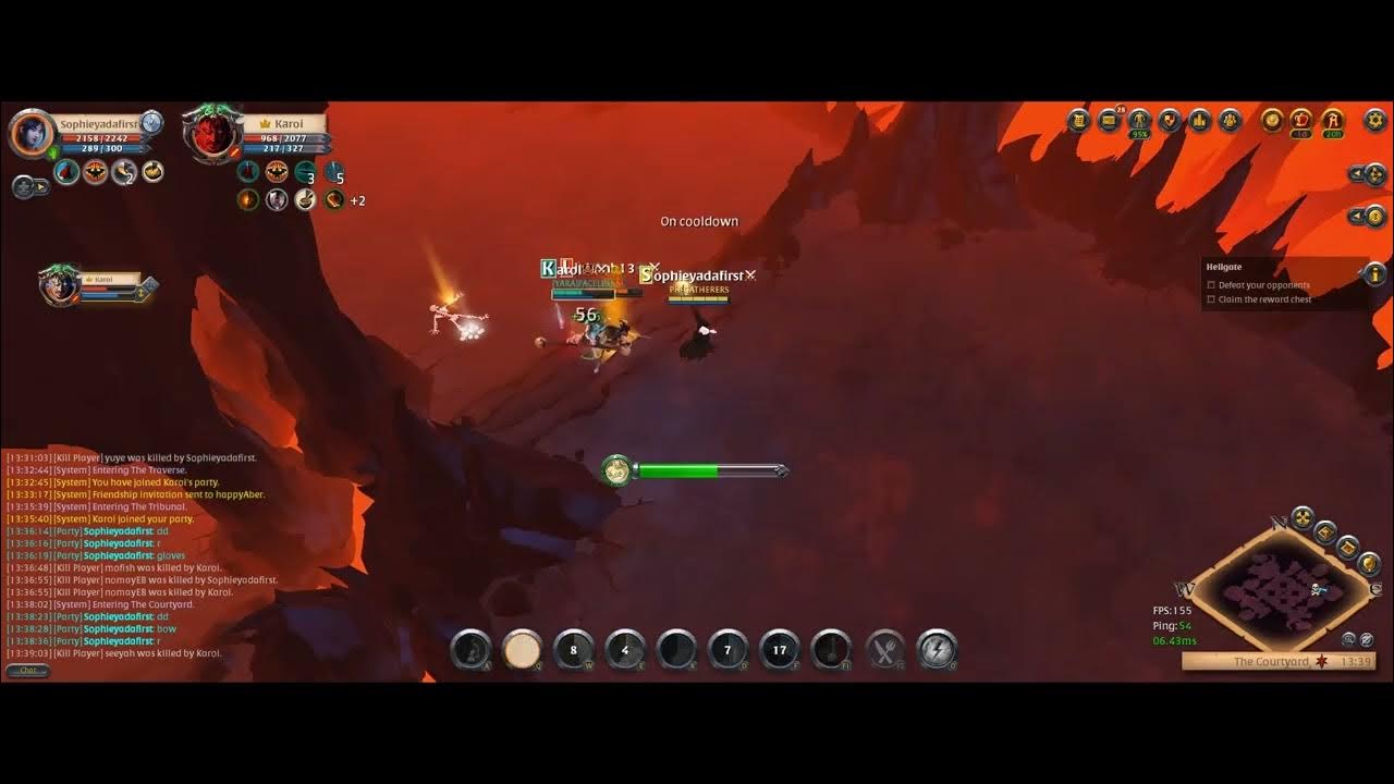 Albion Online 2v2 Hellgate, Great Holy POV - YouTube