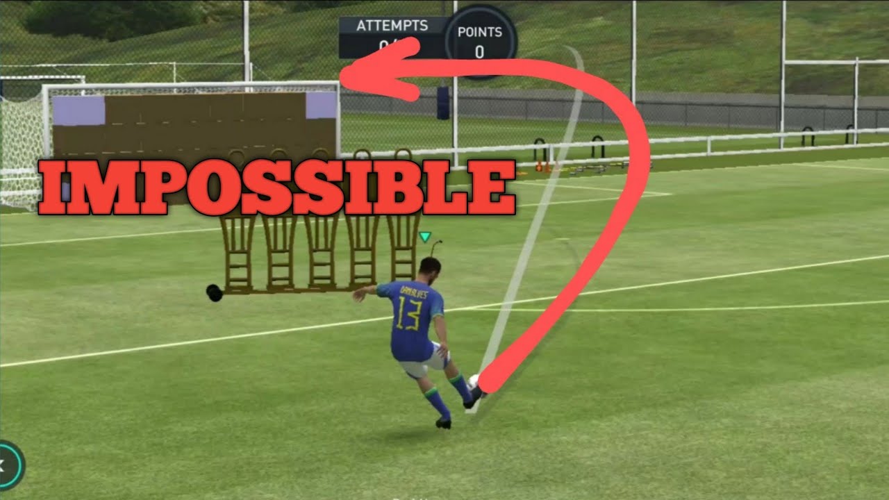 Impossible Free Kick In Fifa Mobile - YouTube