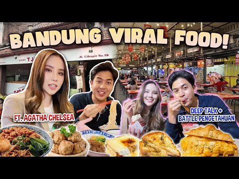 HUNTING KULINER VIRAL BANDUNG: BAKMI, BAKERY, GELATO, DLL! FT. AGATHA CHELSEA