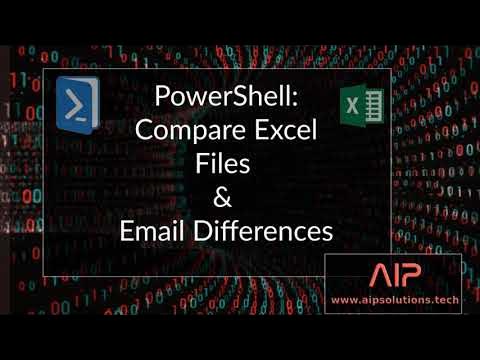PowerShell: Compare and Email Changes on Excel Files - YouTube