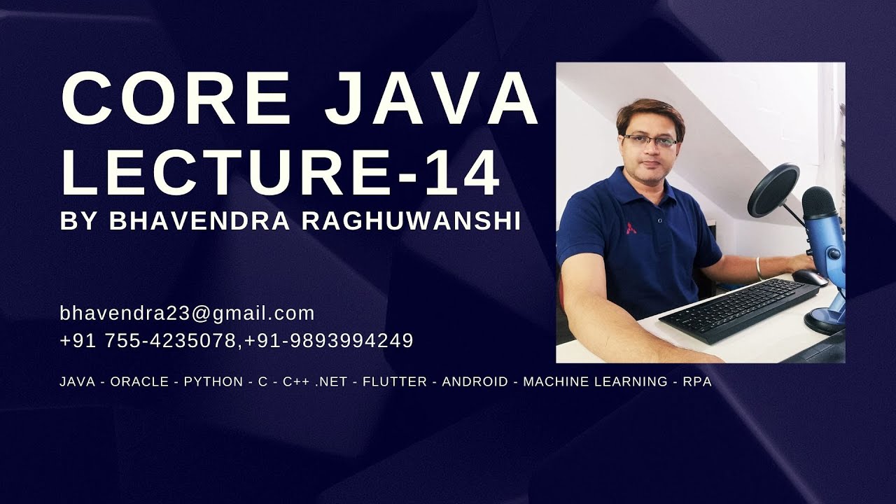 Core Java Lecture-14 - YouTube