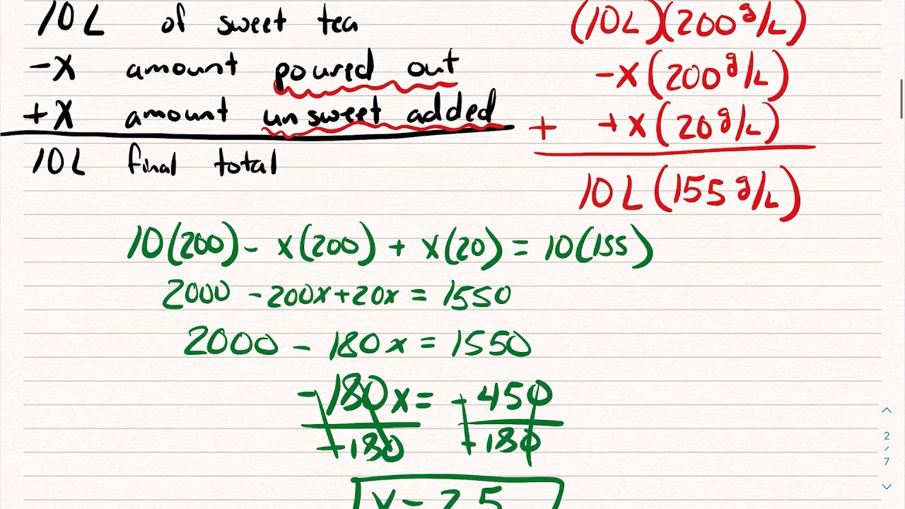 Mixture Practice Problems Worked Out YouTube mixture-practice-problems-worked-out-youtube