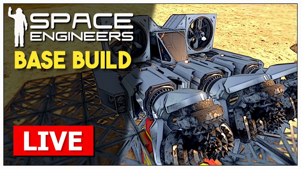Base Building without a Jetpack - Space Engineers - YouTube