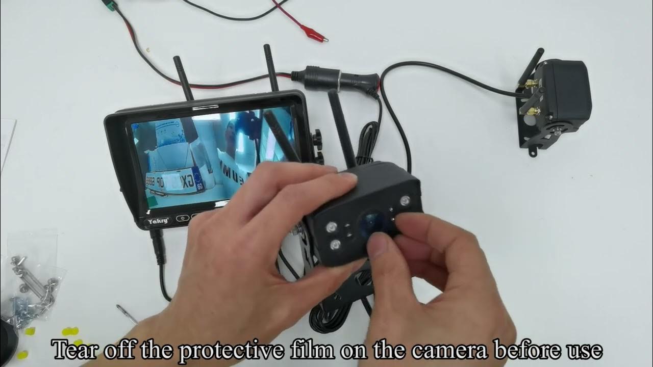 Yakry Y27/Y28 7 Inch Monitor Digital Wireless Backup Camera System Pairing Video - YouTube