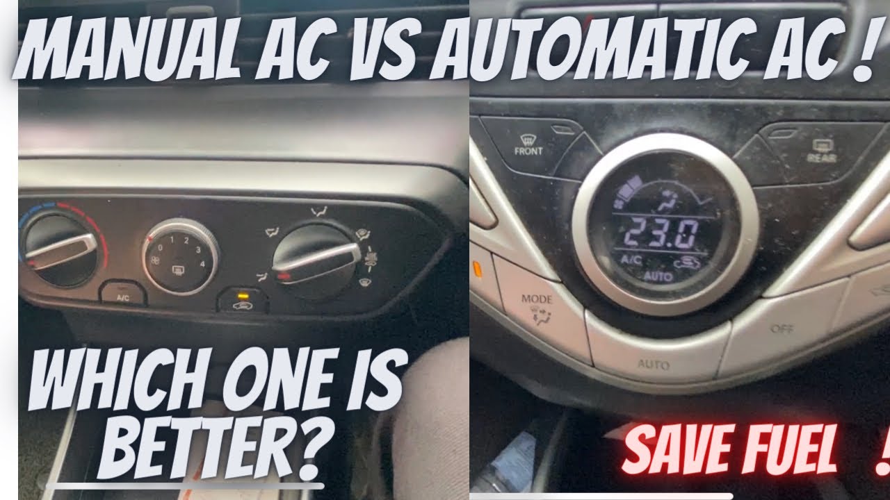 How To Set Temperature In Manual Ac😲Increase Mileage/Automatic Ac Vs ...