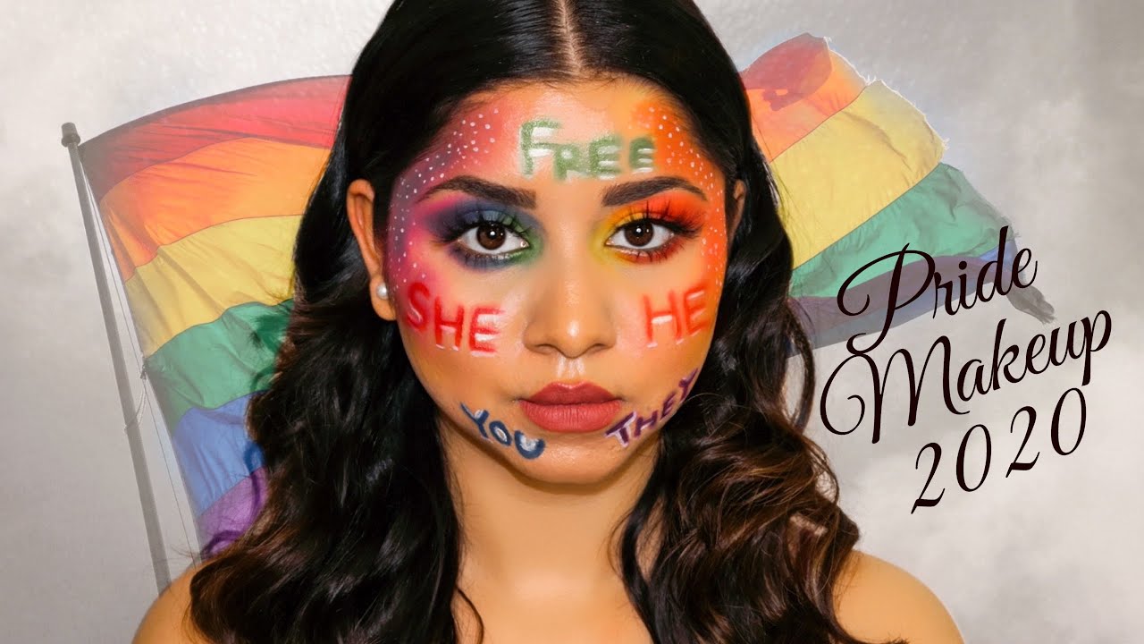 Pride Makeup 2020 Rainbow Pride Makeup Tutorial 2020 Pride Makeup