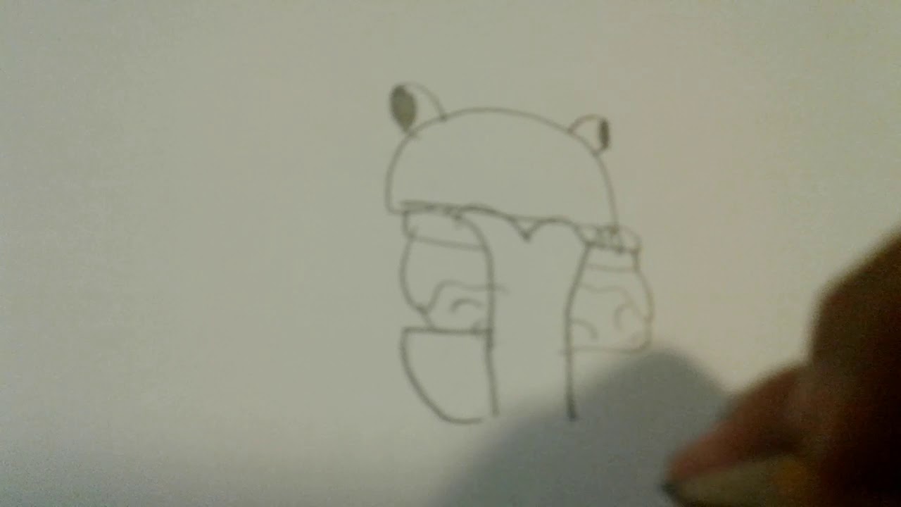 How to draw durr burger from fortnite - YouTube