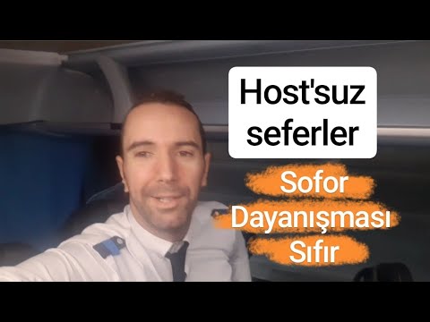 HOST OLMAYAN SEFERLER / HOST VARKEN YOLCULAR ARACI KİRLETMİYOR MU / DAYANIŞMA SIFIR  (BUS VLOG)