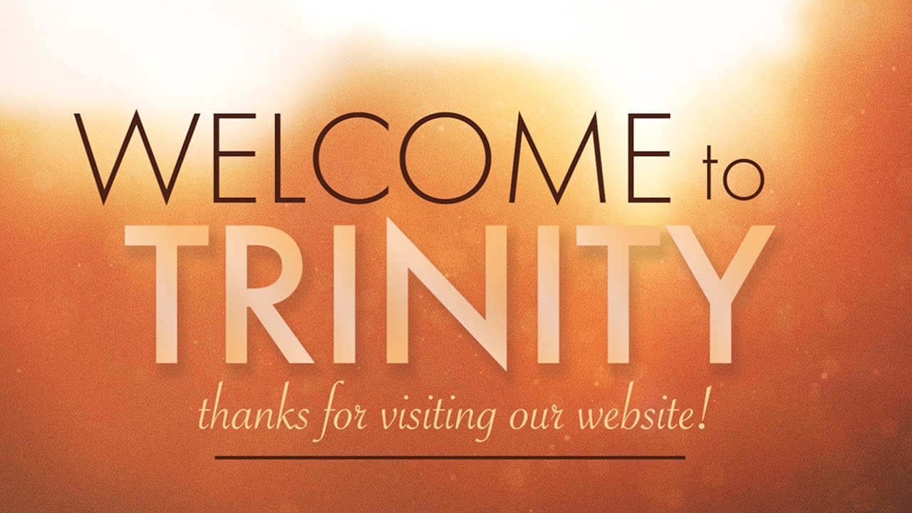 Welcome To Trinity // Pastor Strand - YouTube