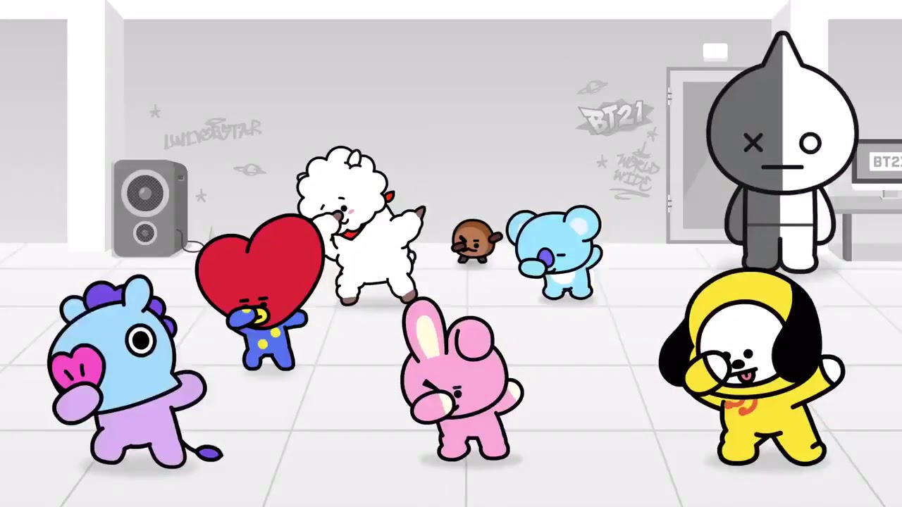 BT21 - BTS gogogo challenge - YouTube