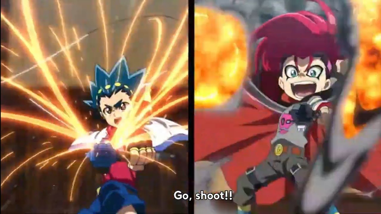 BEYBLADE burst DB (Bell vs Valt) English Dub. - YouTube