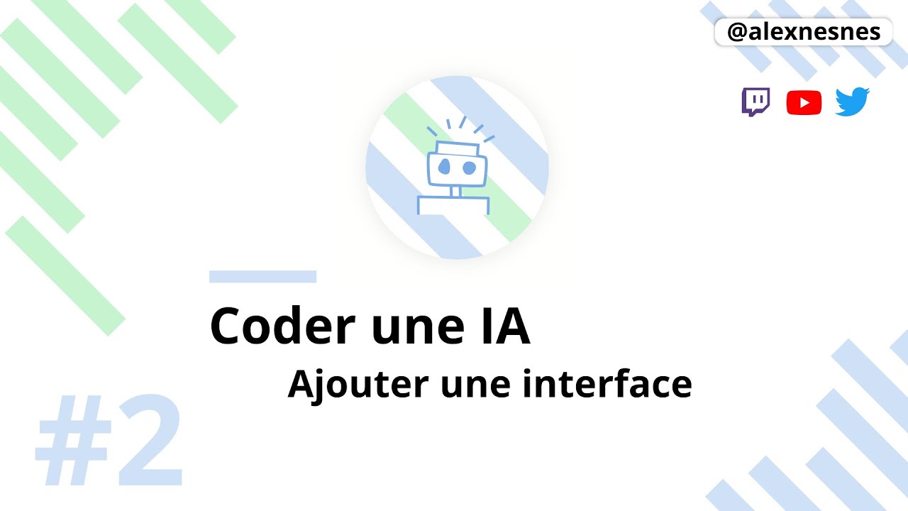 Live 2 — Coder une IA — Ajouter une interface - YouTube