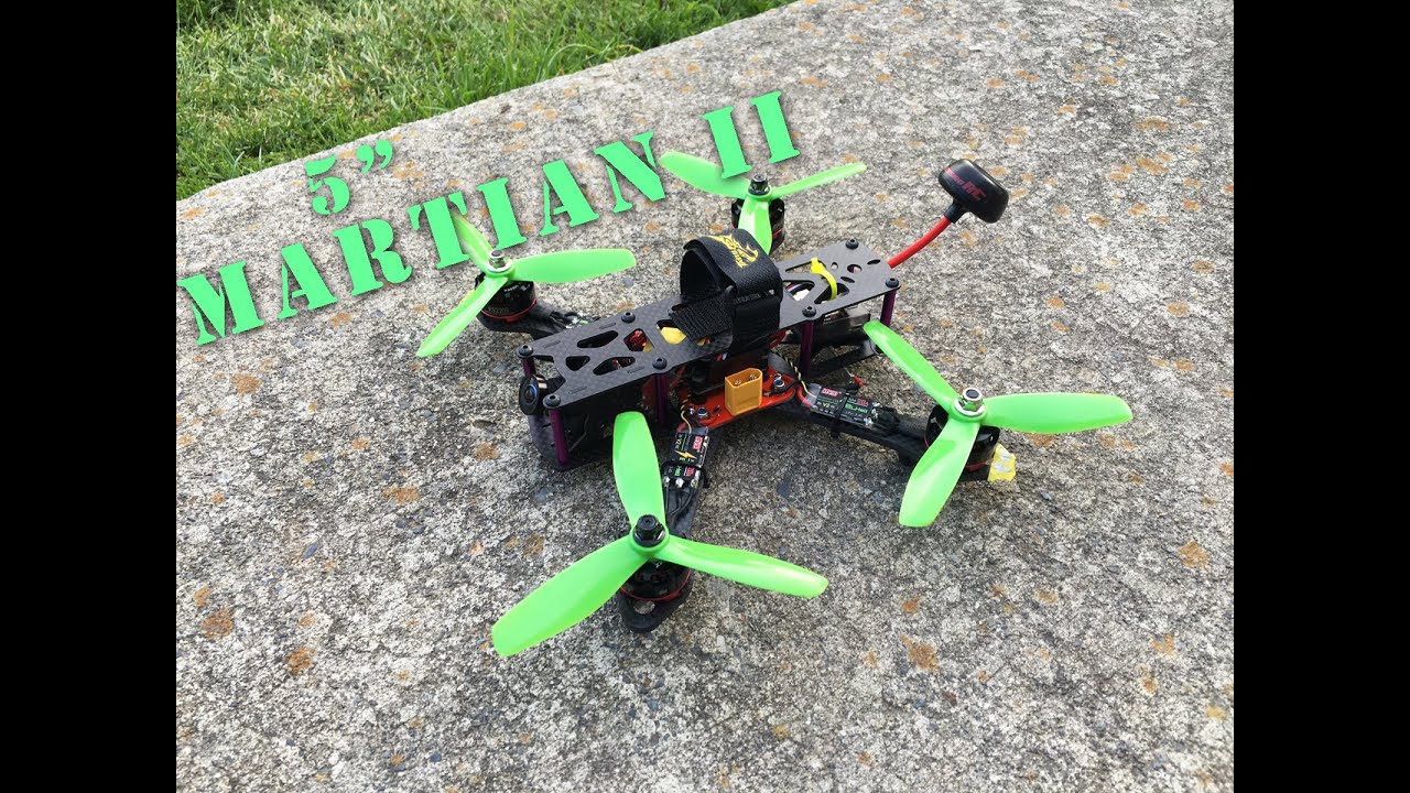 5" Alien wannabe maiden run, FPV and LOS teaser Martian II - YouTube