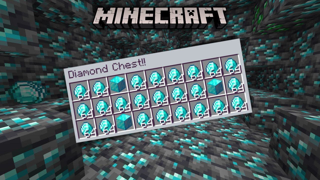 I Found a SECRET Diamond Cave in Minecraft! - YouTube