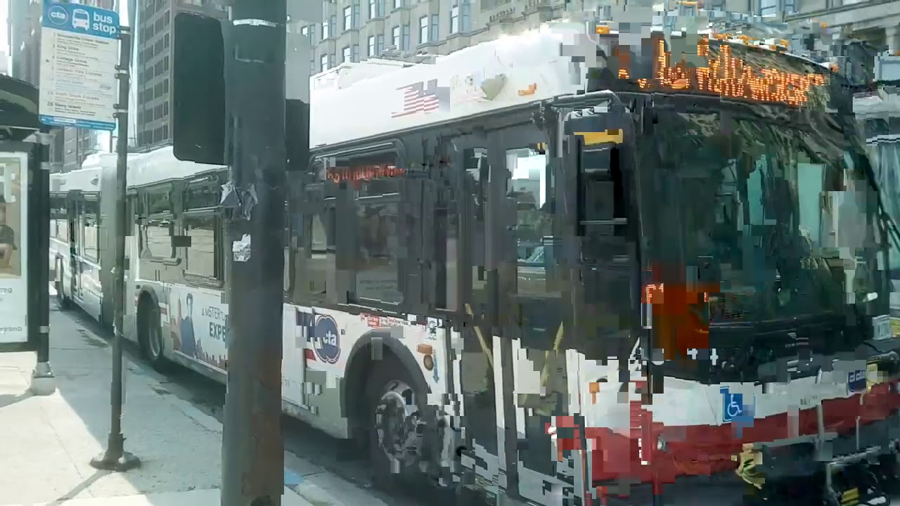 CTA 2012 New Flyer D60LFR 4334 On Rt 6 Jackson Park Express - YouTube