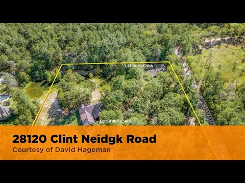 28120 Clint Neidgk Road Magnolia, TX 77354 | David Hageman | Real ...