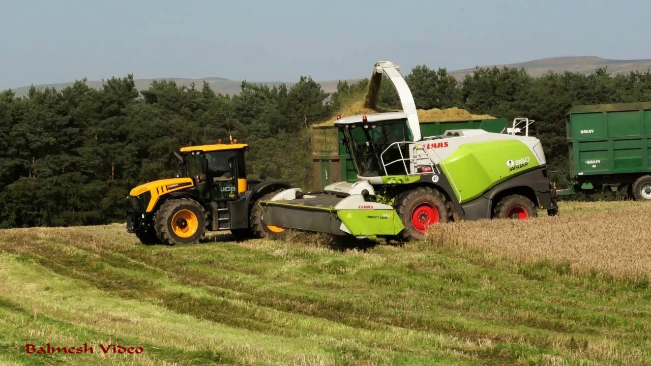 Whole Crop Silage - Claas 860 plus JCB Fastrac, Fendt and New Holland ...