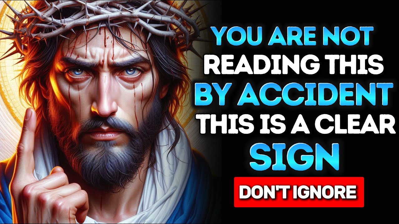 🛑THIS IS A CLEAR SIGN, DON'T IGNORE | GOD'S MESSAGE TODAY | GOD SAYS ...
