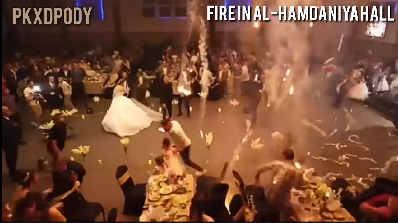 This video is from a 2 year ago, Fire devours Al-Hamdaniya Hall - YouTube