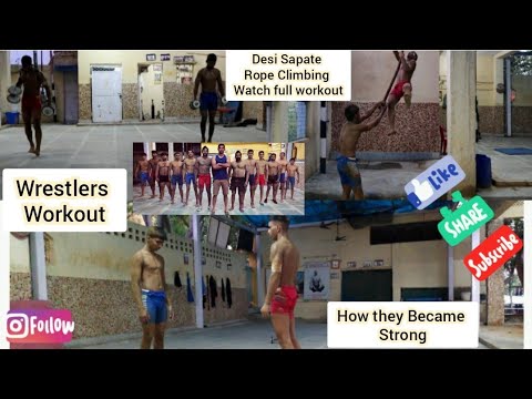 Wrestling Technique and Workout|| Desi Sapate Training || Full Workout ...