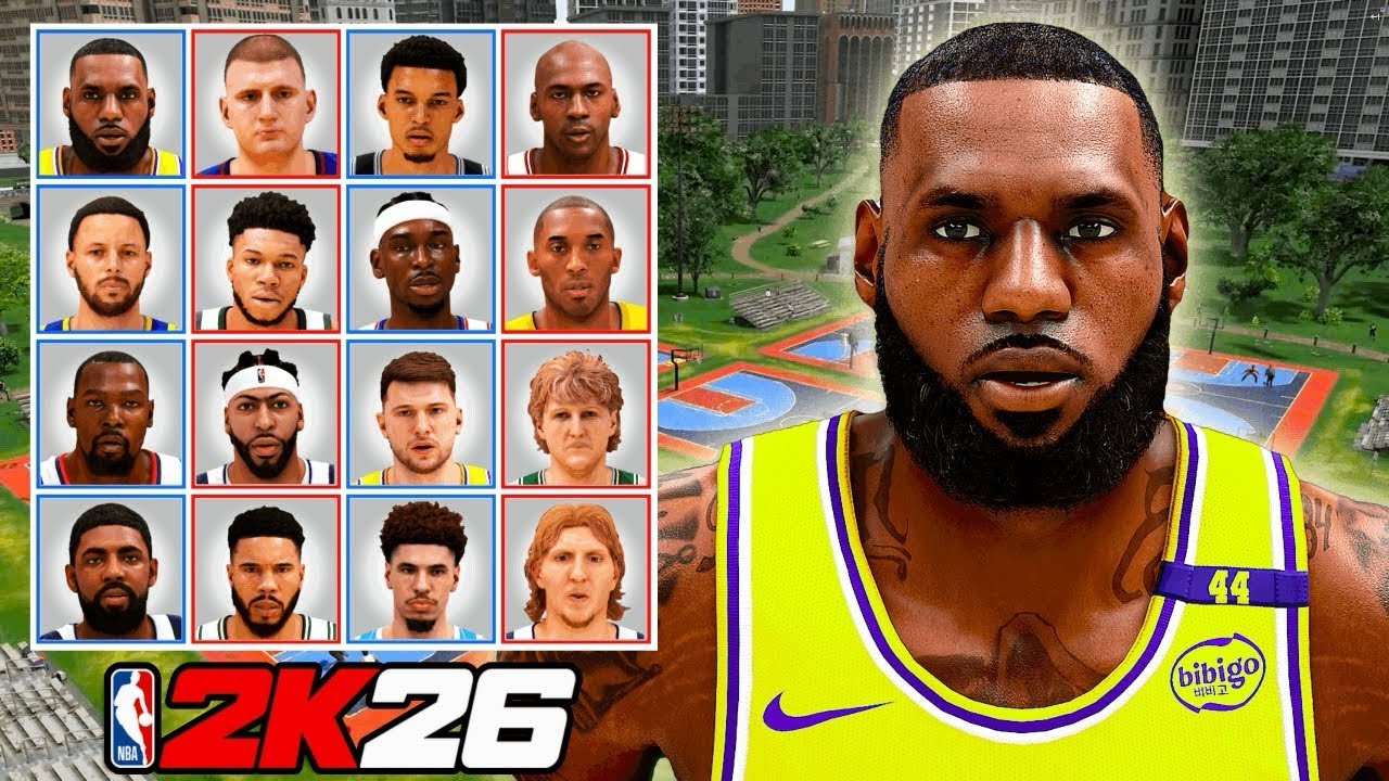 Best ACCURATE LeBron James Face Creation NBA 2K26! - YouTube