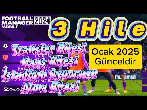 FM 24 Mobile Hile Transfer Hilesi Ocak 2025 GÜNCELDİR FOOTBALL MANAGER 2024 MOBİLE HİLE #fm24mobile