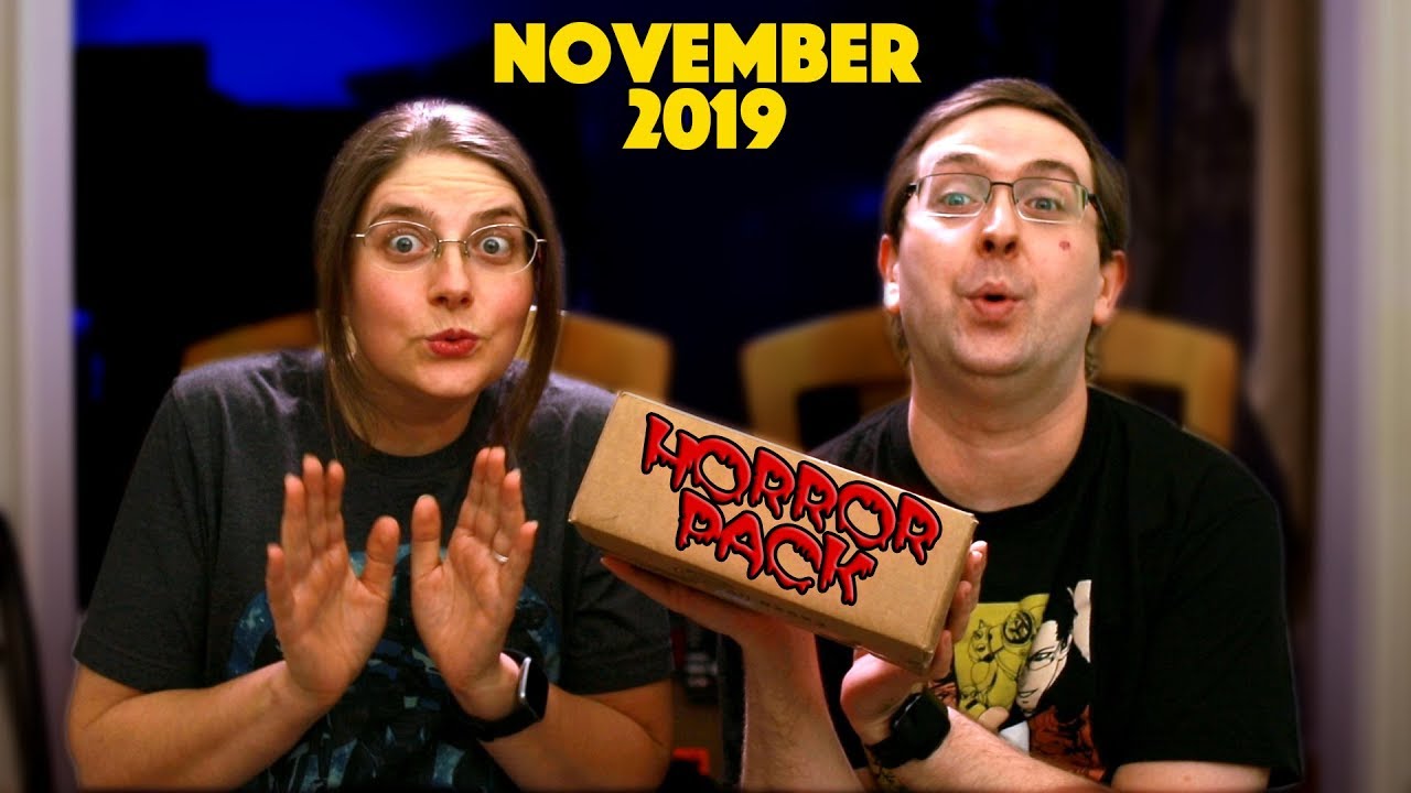 UNBOXING! Horror Pack November 2019 - Horror Movie Subscription Box ...