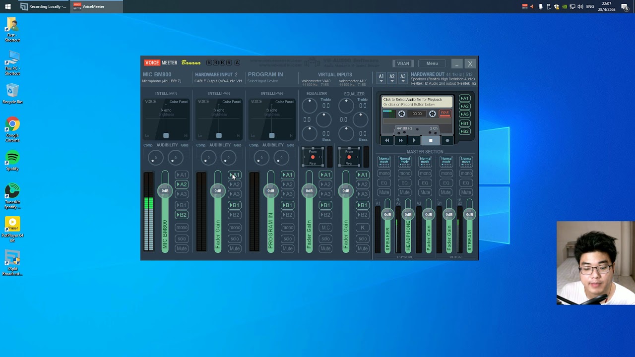วิธีใช้ Voicemeeter Banana โปรแกรมคู่ใจสำหรับสตรีมเมอร์ - YouTube